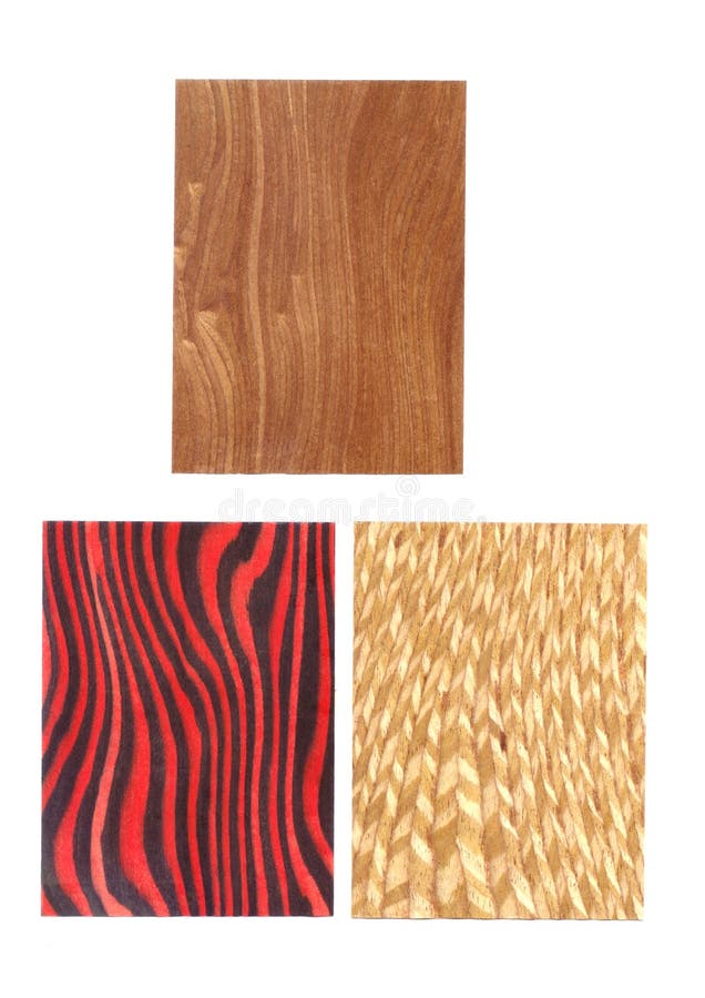Muestras De Madera Barnizada Sobre Fondo Blanco Foto de archivo ...