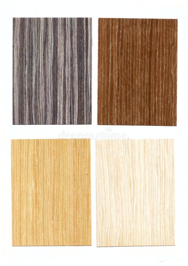 Muestras De Madera Barnizada Sobre Fondo Blanco Imagen de archivo ...