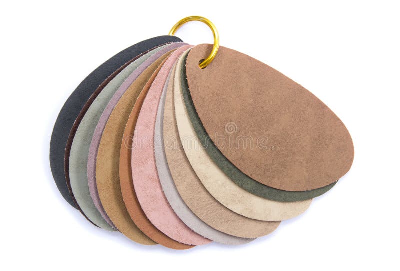 Muestras Del Color De Cuero Imagen de archivo - Imagen de arte ...