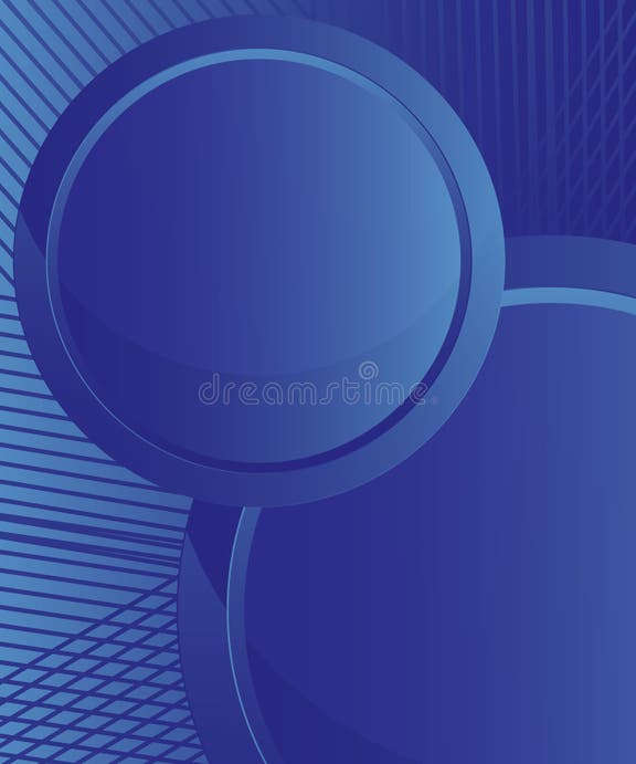 Muestras redondas azules ilustración del vector. Ilustración de ...