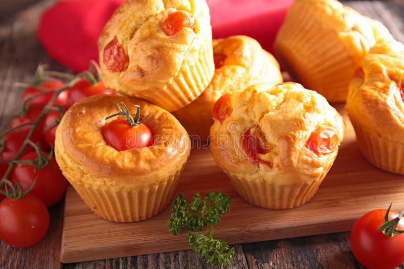 Muffin for appetizer stock photo. Image of cherry, healthy - 106347412