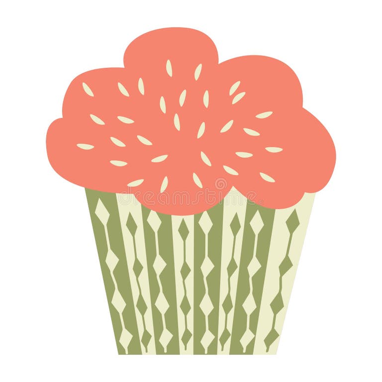Muffin Design. Vector Illustration Decorative Design Stock Vector ...