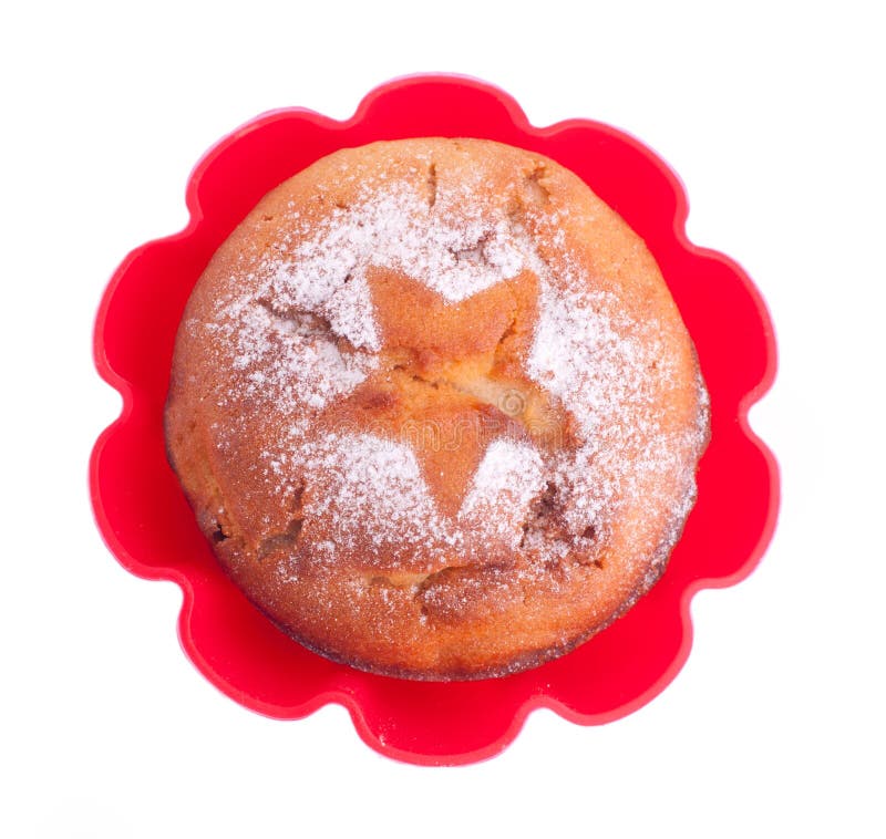 Muffin Icing Sugar Star Red Form Stock Photos - Free & Royalty-Free ...