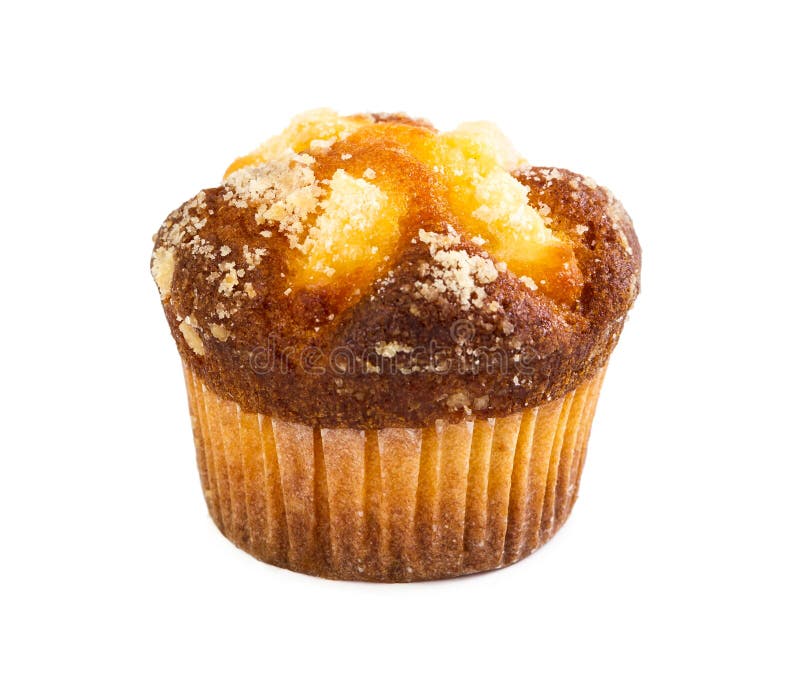 Muffin Isolated On White Background Stock Photo - Image of cooking ...