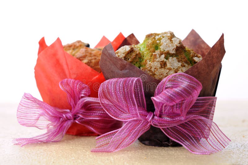 Muffin stock photo. Image of health, pair, bakery, decorative - 53123520