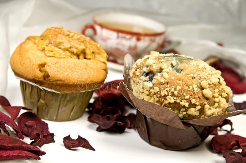 Colorful Nicely Decorated Muffins Stock Photo - Image of cream ...