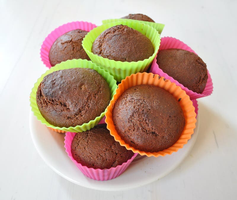 Muffins stock photo. Image of muffins, pink, cupcakes - 35320556