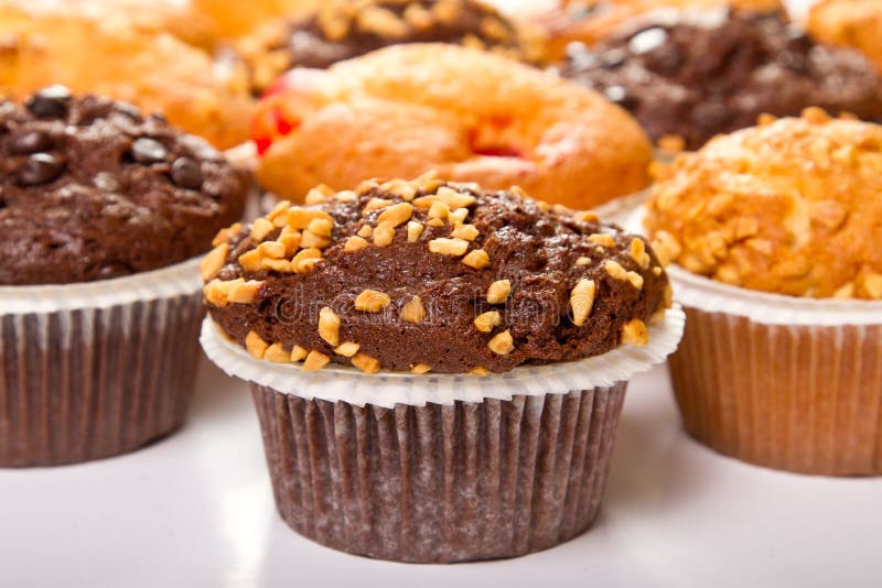 Muffins stock image. Image of bakery, group, nutritious - 103609505