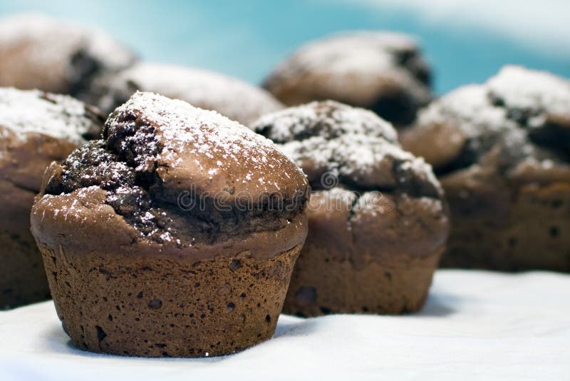 Muffins Group stock image. Image of delicious, baker, bake - 8369209