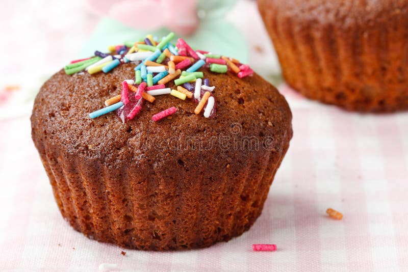 Muffins - party dessert stock image. Image of bake, festive - 40360147