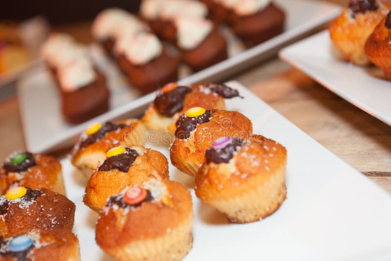 Muffins stock image. Image of decoration, banquet, candy - 46306679