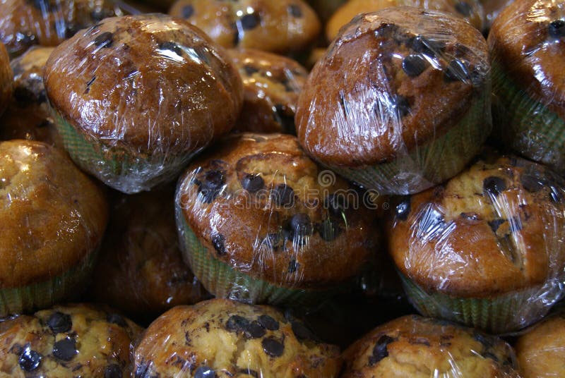 Muffins stock image. Image of chip, breakfast, healthy - 66031861