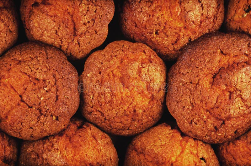 Muffins view from above stock image. Image of sweet, cupcake - 69345973