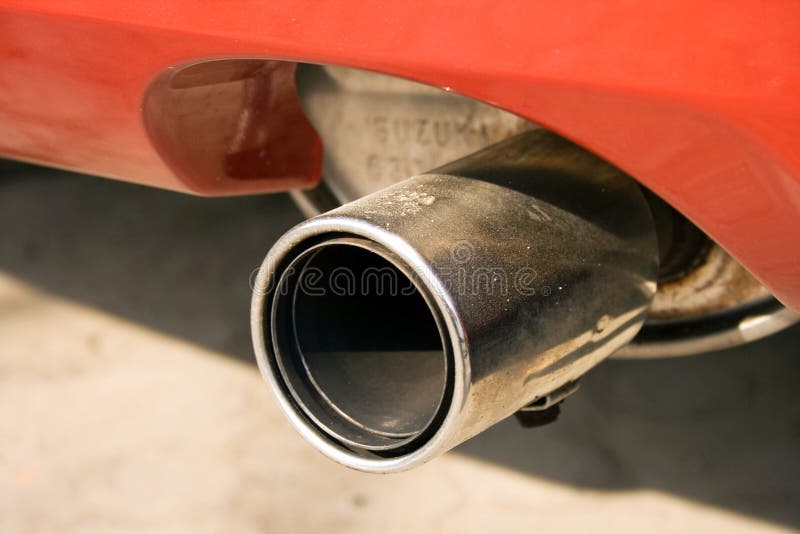 Muffler stock photo. Image of vehicle, chrome, emission - 5379990