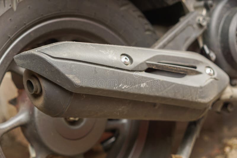 Muffler Protector or Exhaust Outer Protective Cover Stock Photo - Image ...