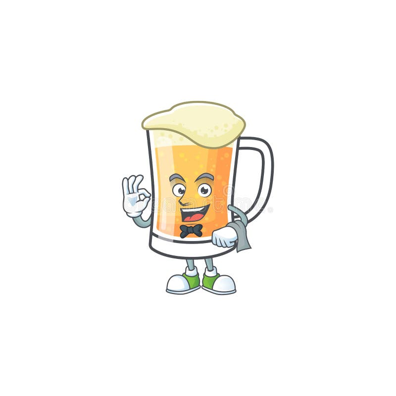Mug of Beer Alcohol in Angry Cartoon Stock Vector - Illustration of ...