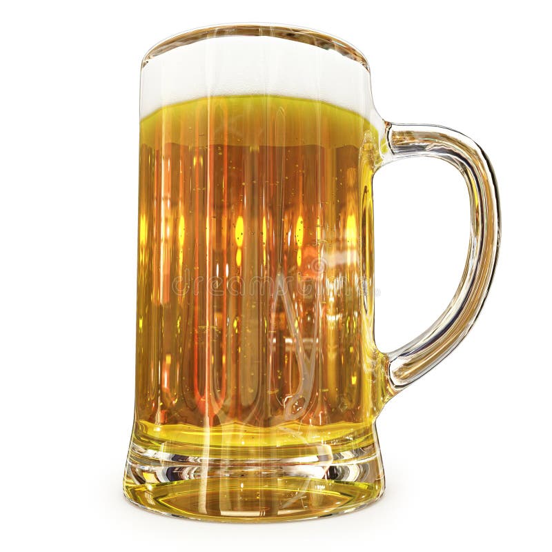 Mug of beer stock photo. Image of pint, alcoholic, white - 30402928