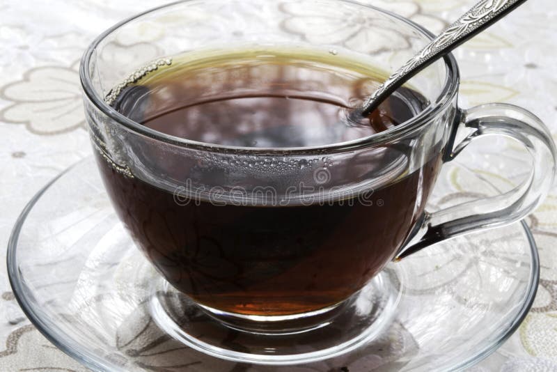 A Mug of Black Tea is on the Table Stock Image - Image of china, flavor ...