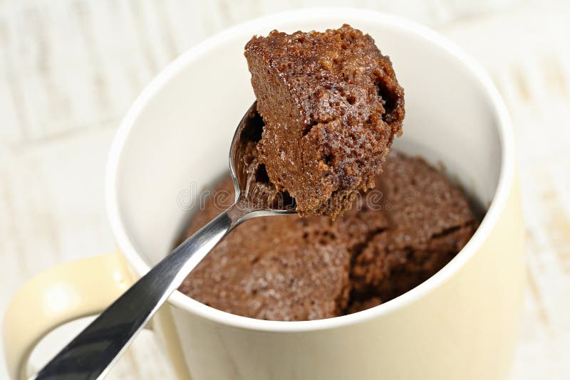Mug cake stock photo. Image of sweet, quick, table, home - 72443054