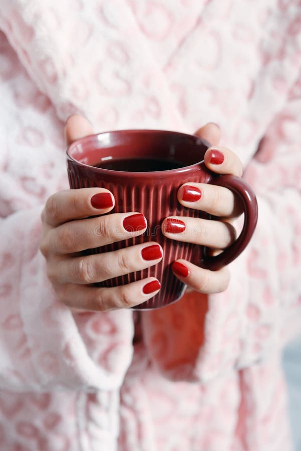 Mug in hands stock photo. Image of shiver, cold, closeup - 66223588