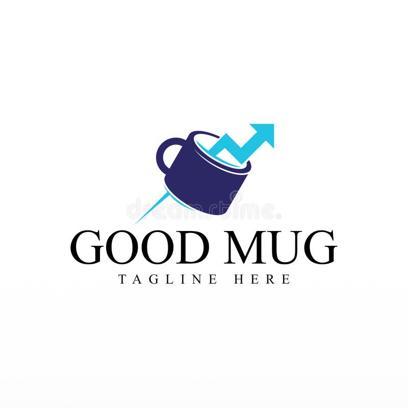Mug logo design template stock vector. Illustration of template - 287685041
