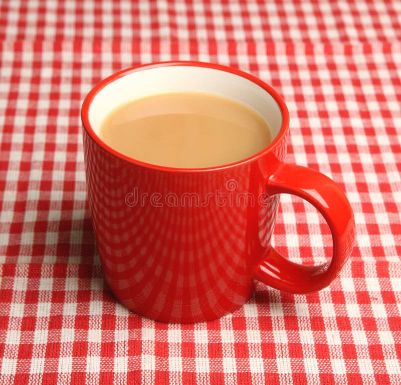 Mug of Tea stock photo. Image of houseware, ceramic, check - 33630172