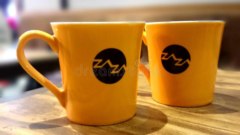 Mug, Yellow, Coffee Cup, Cup Stock Image - Image of yellow, product ...