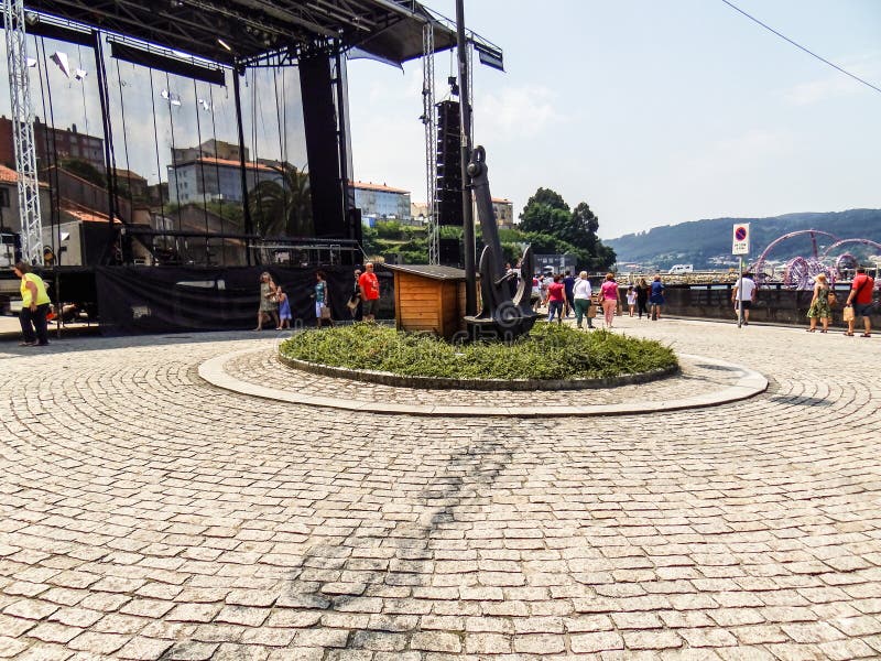 07/14/2018 Mugardos Octopus Party. a Coruna, Galicia, Spain. Editorial ...