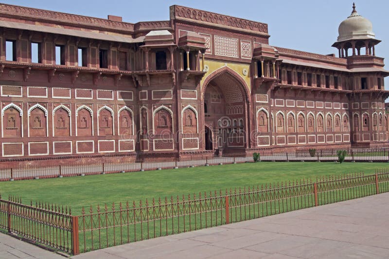 Mughal Palace stock image. Image of marble, entrance - 12092087