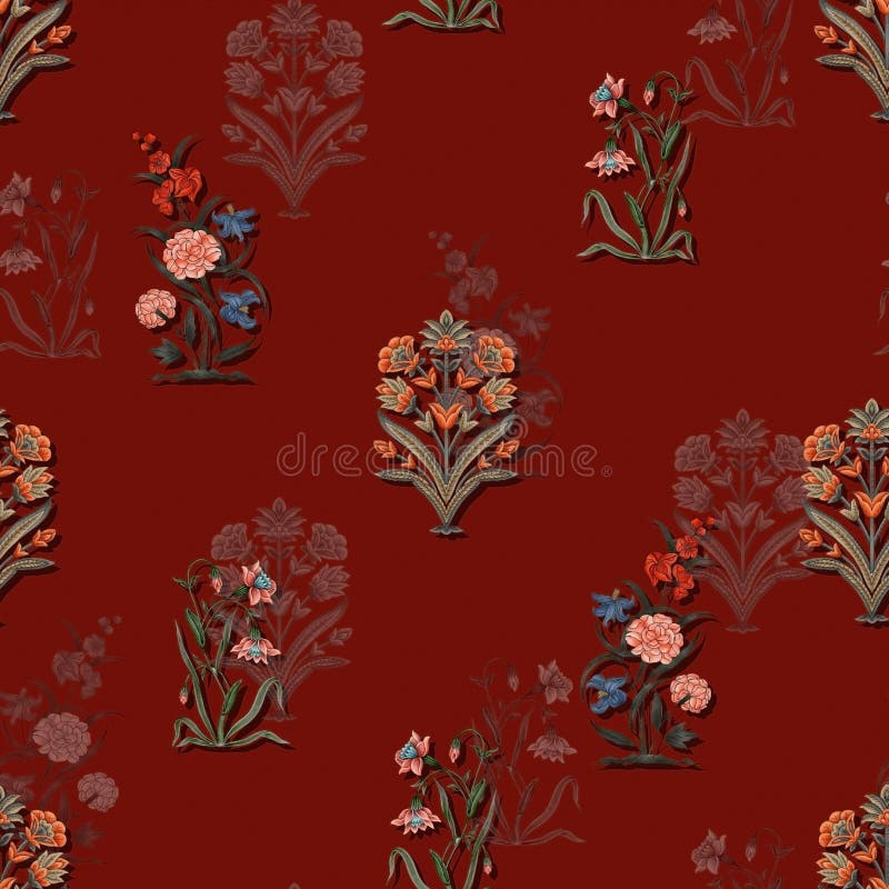 Mughal Pattern Geometric Background Stock Illustrations – 3,003 Mughal ...