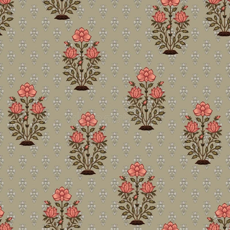 Mughal Pattern Background Stock Illustrations – 8,151 Mughal Pattern ...