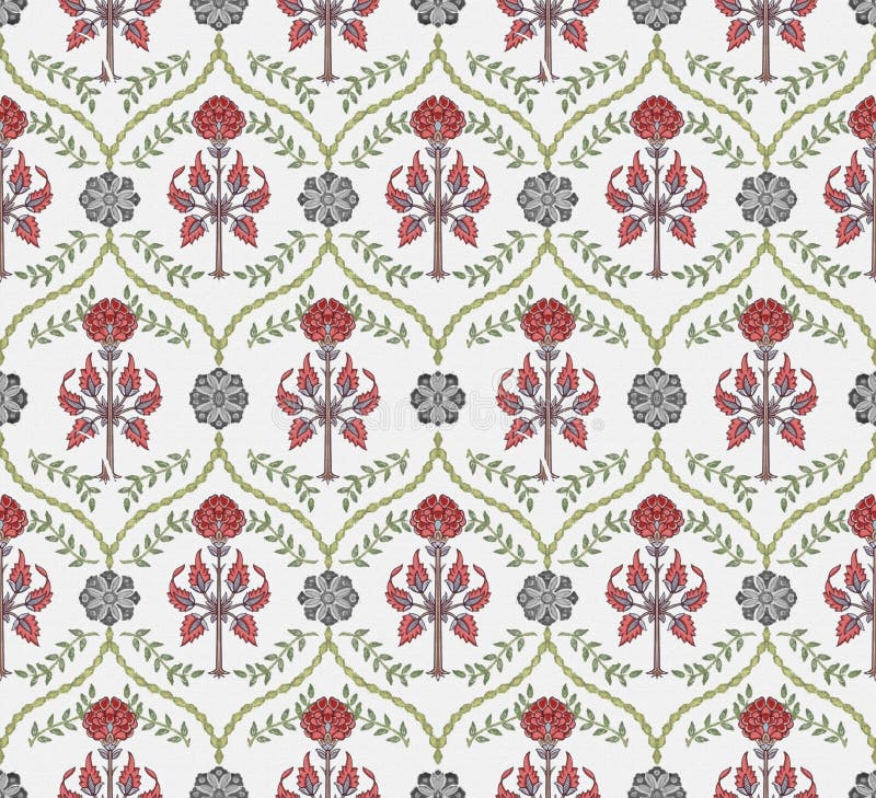 Mughal Pattern Geometric Background Stock Illustrations – 3,003 Mughal ...