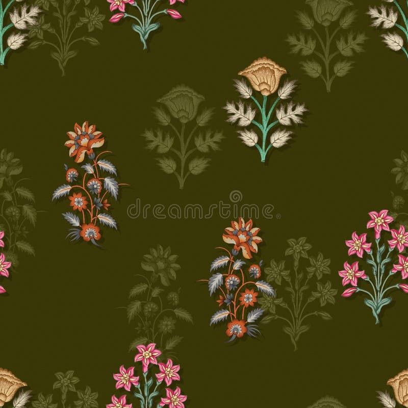 Mughal Pattern Geometric Background Stock Illustrations – 3,003 Mughal ...