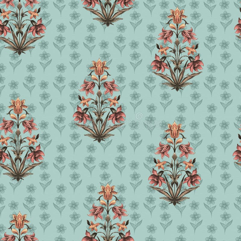 Mughal Pattern Geometric Background Stock Illustrations – 3,003 Mughal ...