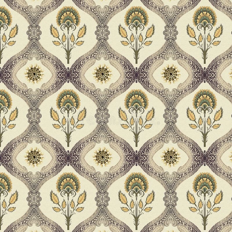 Mughal Pattern Background Stock Illustrations – 9,043 Mughal Pattern ...