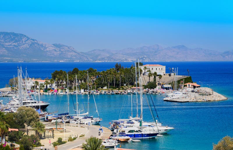 Mediterranean Coast of Datca Peninsula. Editorial Stock Image - Image ...