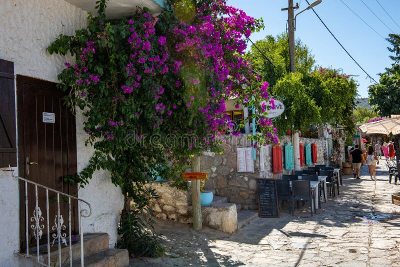 Old Datca District (Eski Datca) in Mugla, Turkey. Editorial Photography ...