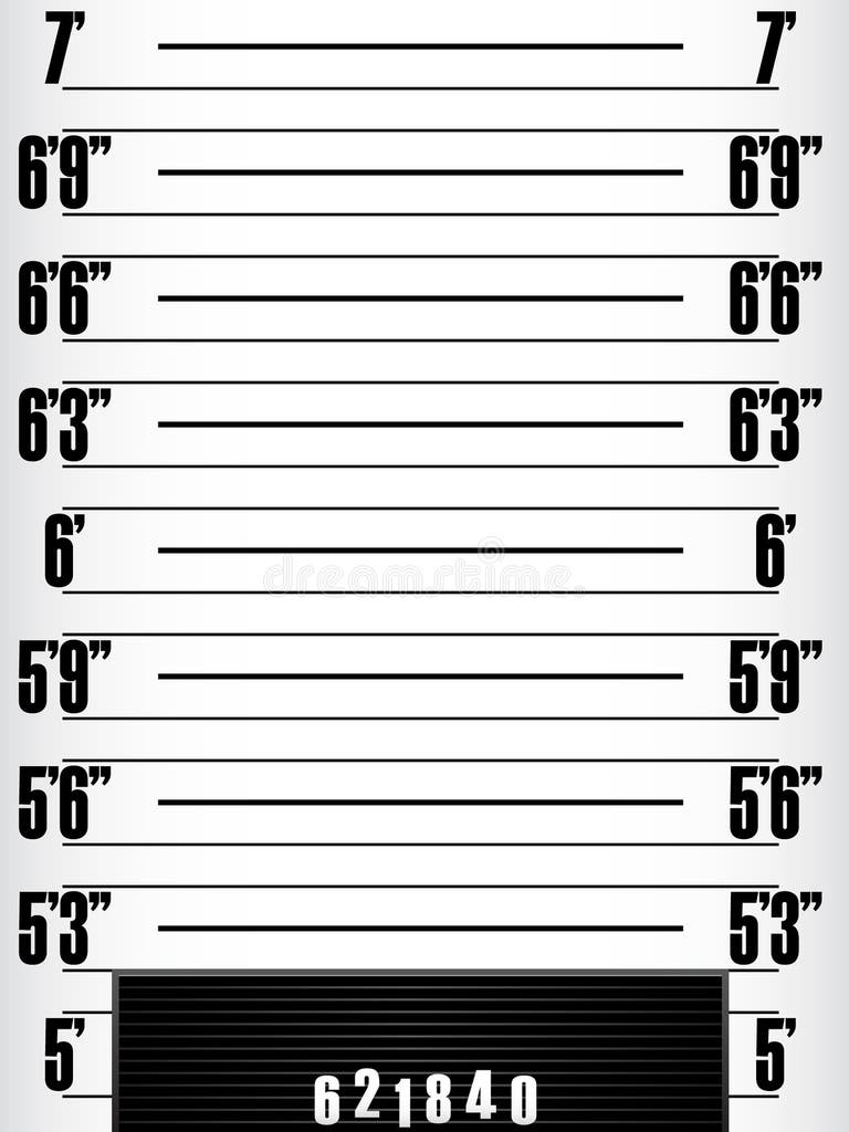 Police Mugshot Template Stock Illustrations – 199 Police Mugshot ...