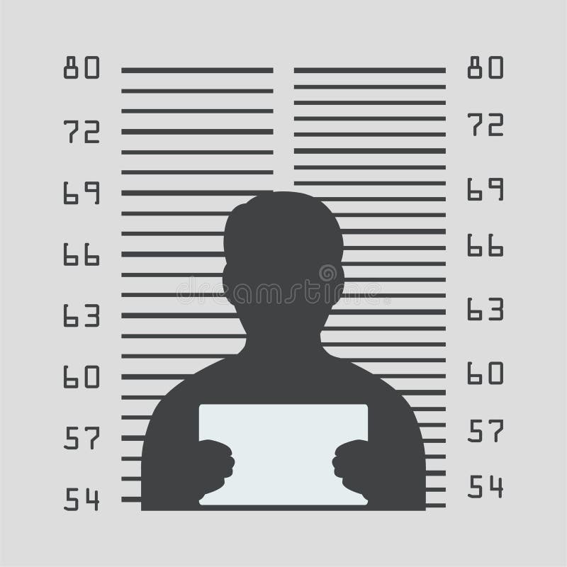 Mugshot Design Cartoon Vector Design Illustration Stock Vector ...