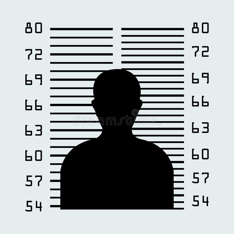 Mugshot Design Cartoon Vector Design Illustration Stock Vector ...