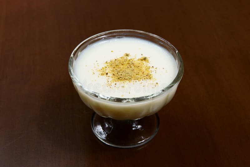 Muhallabia stock image. Image of food, desserts, east - 21535693