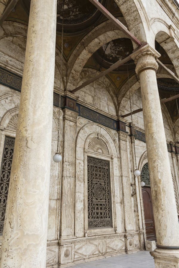 The Muhammad Ali Mosque or Alabaster Mosque Stock Image - Image of ...