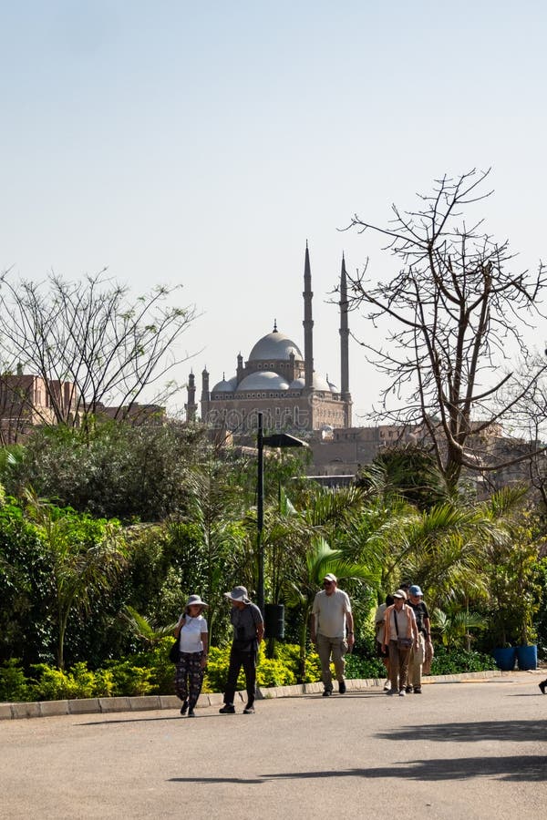 Cairo, Egypt - 05 04 2025: Muhammad Ali Mosque and Cairo Citadel. View ...