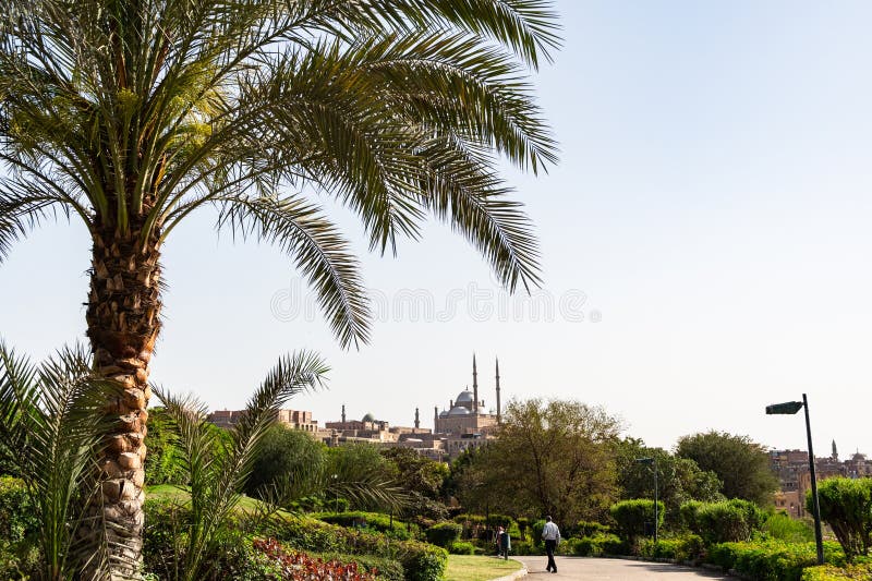 Cairo, Egypt - 05 04 2025: Muhammad Ali Mosque and Cairo Citadel. View ...