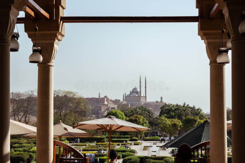 Cairo, Egypt - 05 04 2025: Muhammad Ali Mosque and Cairo Citadel. View ...