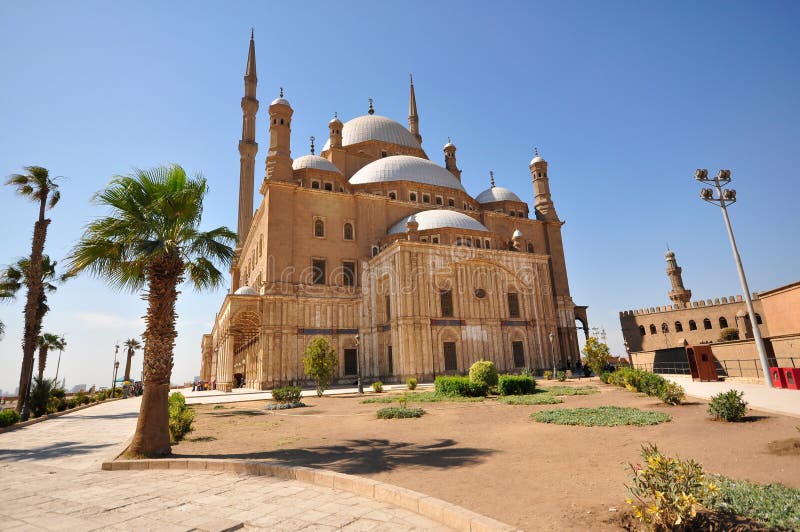 Muhammad Ali Mosque in Cairo, Egypt Stock Photo - Image of africa ...