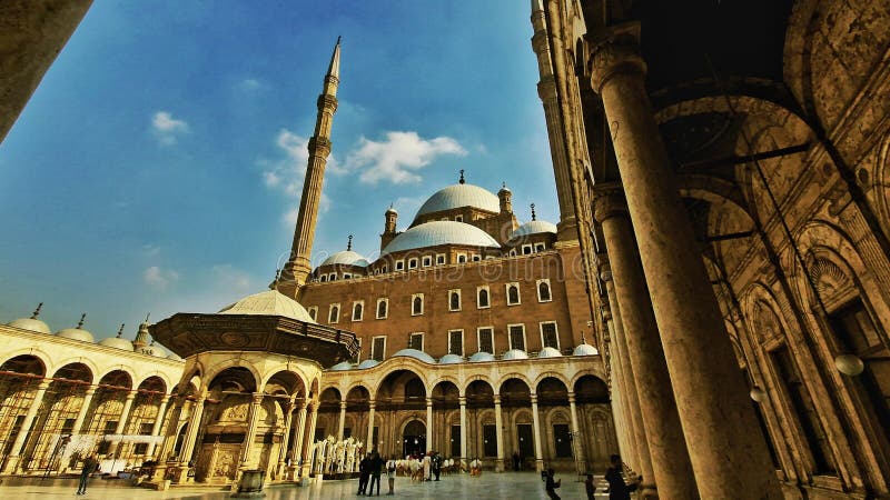 Muhammad Ali Mosque in Cairo, Egypt Editorial Image - Image of arabic ...
