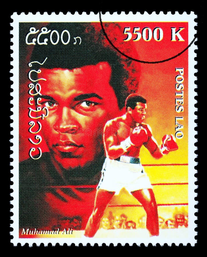 Muhammad Ali Postage Stamp editorial photography. Image of athlete - 74009877