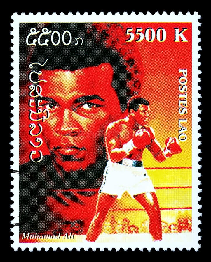 Muhammad Ali Postage Stamp editorial photography. Image of athlete ...