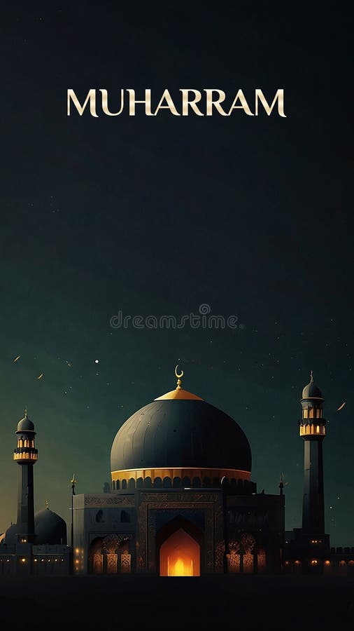 Muharram - Islamic Background Buildings for Eid Greetings Adha Muharram ...